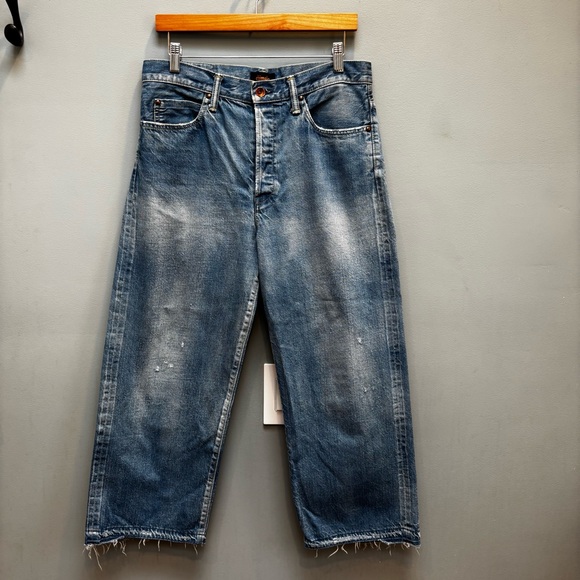 Chimala | Jeans | Chimala Wide Leg Slouchy Distressed Jeans Made In ...